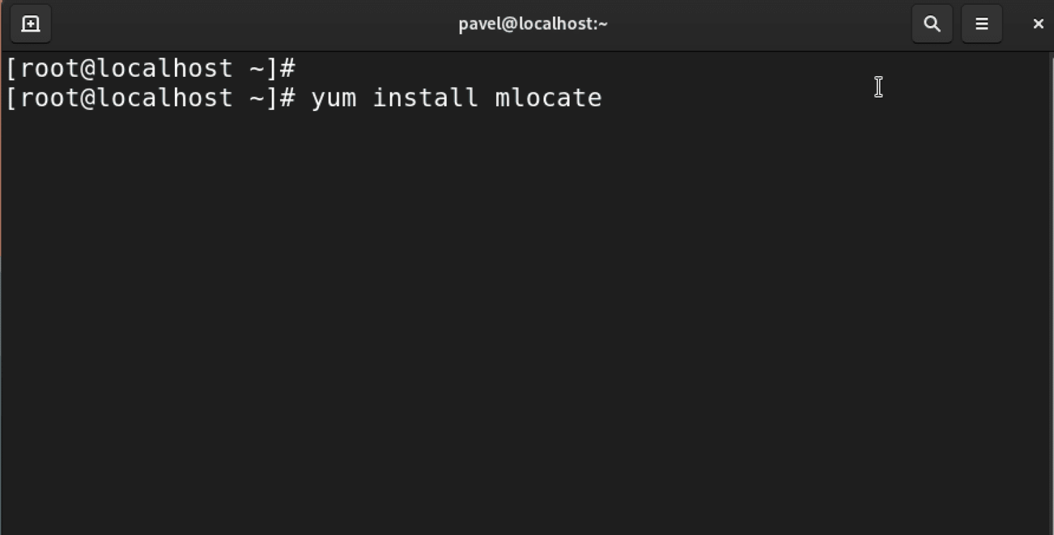 How to install locate command to search in Linux?